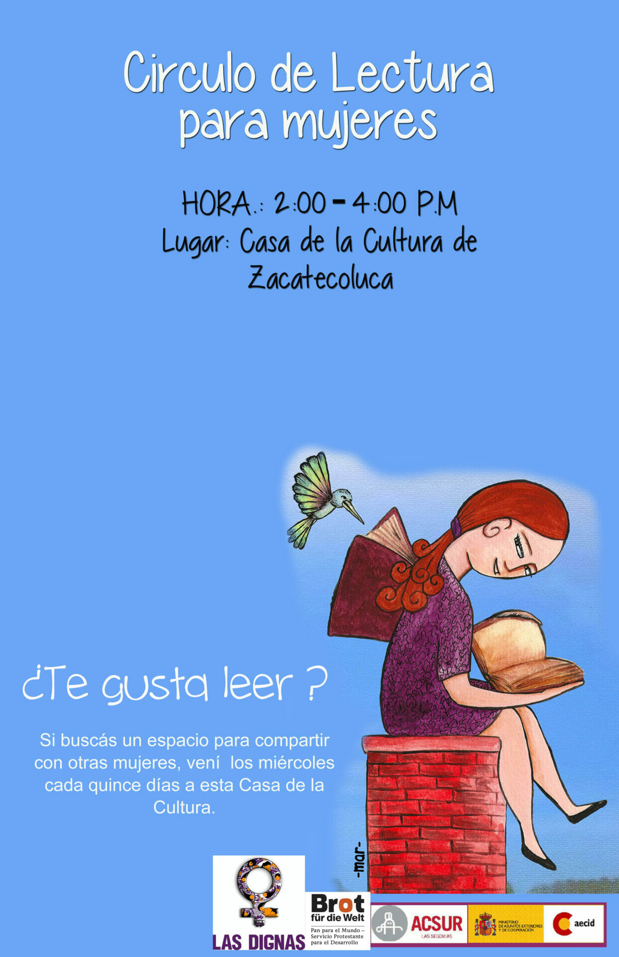 CÍRCULO DE LECTURA – 2014 – Zacatecoluca | LAS DIGNAS | EL SALVADOR